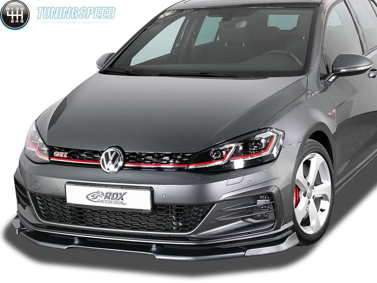 RDX RDFAVX30847 Front Spoiler VARIO-X for VW Golf 7 GTI / GTD / GTE ...